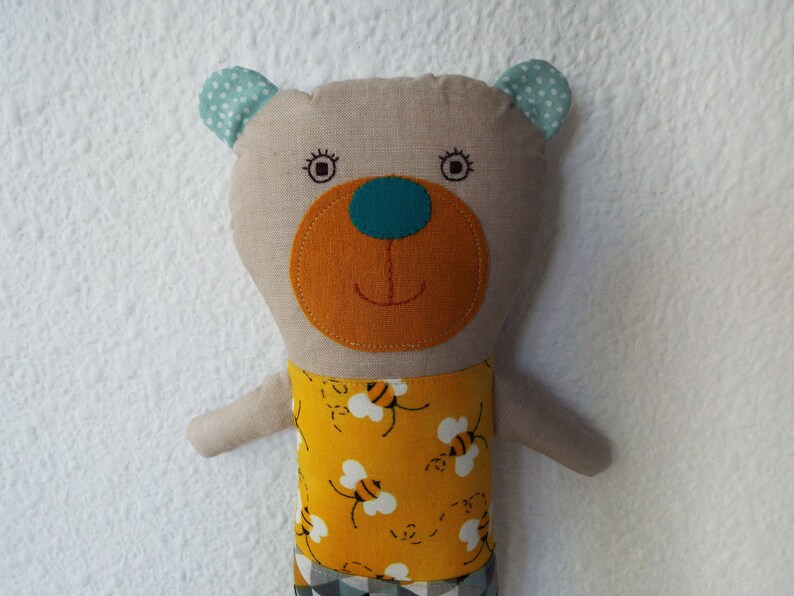 Rag Doll Teddy Bear Pattern . Stuffed Bear Toy Pattern . Rag | Etsy