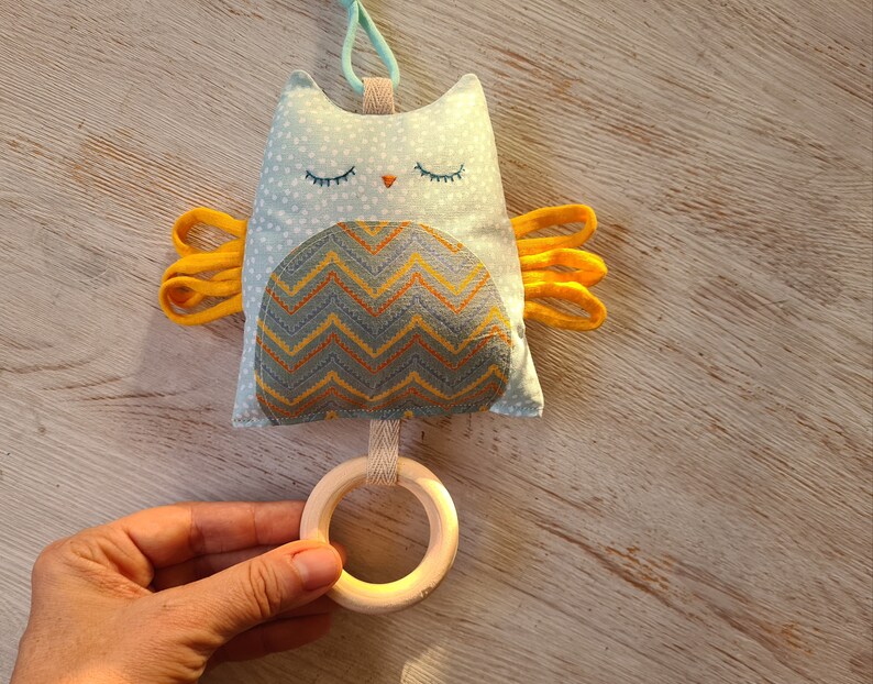 Teething Toys Owl Sewing Pattern. Owl Nursery Decor Rag Doll Pattern ...