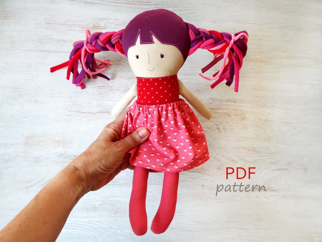 Rag Doll Sewing Pattern Pdf Doll Sewing Pattern Pdf Pattern Sewing Doll ...
