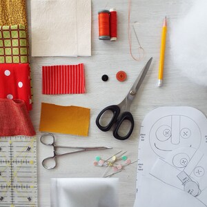 Stuffed Hobbit Pattern Monster Doll, Textile Rag Doll, Gift for Hobbit ...