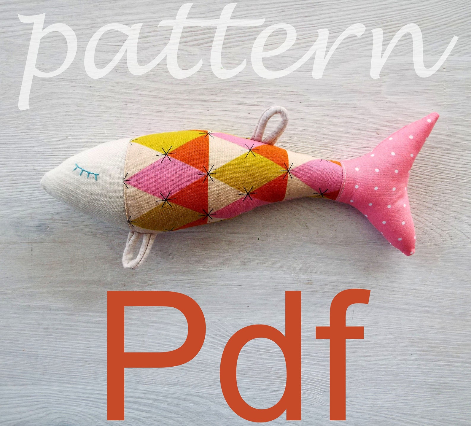 Stuffed Fish Doll Pattern Handmade DIY Doll Pattern Fish for - Etsy