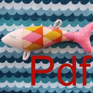 Stuffed Fish Doll Pattern, Handmade DIY Doll Pattern, Fish for Fish ...