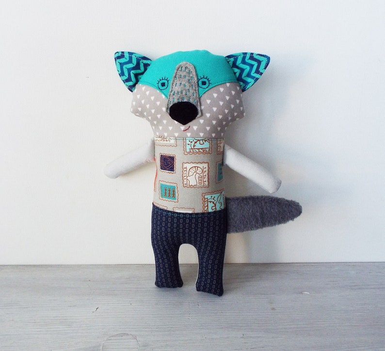 Stuffed Animal Wolf Sewing Pattern . Stuffed Wolf Cloth Doll - Etsy
