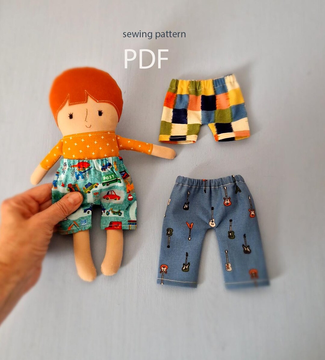 Boy Doll Sewing Pattern, Toy for Newborn, Doll 10 Inches - Etsy
