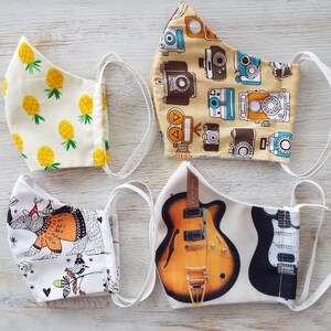 Washable Face Mask Pattern PDF Sewing, 3 Size for Family, to Sew ...