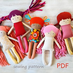 Rag Doll Sewing Pattern Pdf Doll Sewing Pattern Pdf Pattern Sewing Doll ...