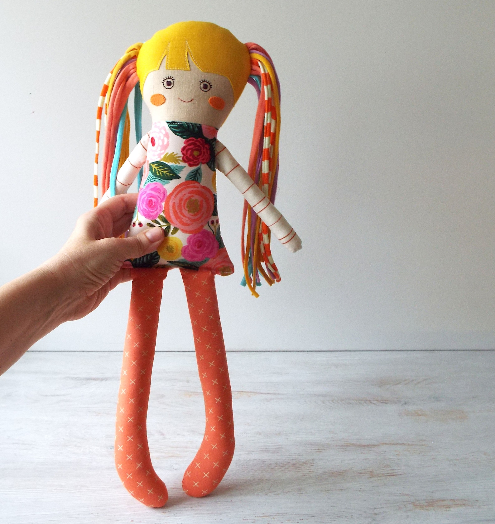 DIY Rag Doll Sewing Pattern PDF to Sew Stuffed Doll for - Etsy