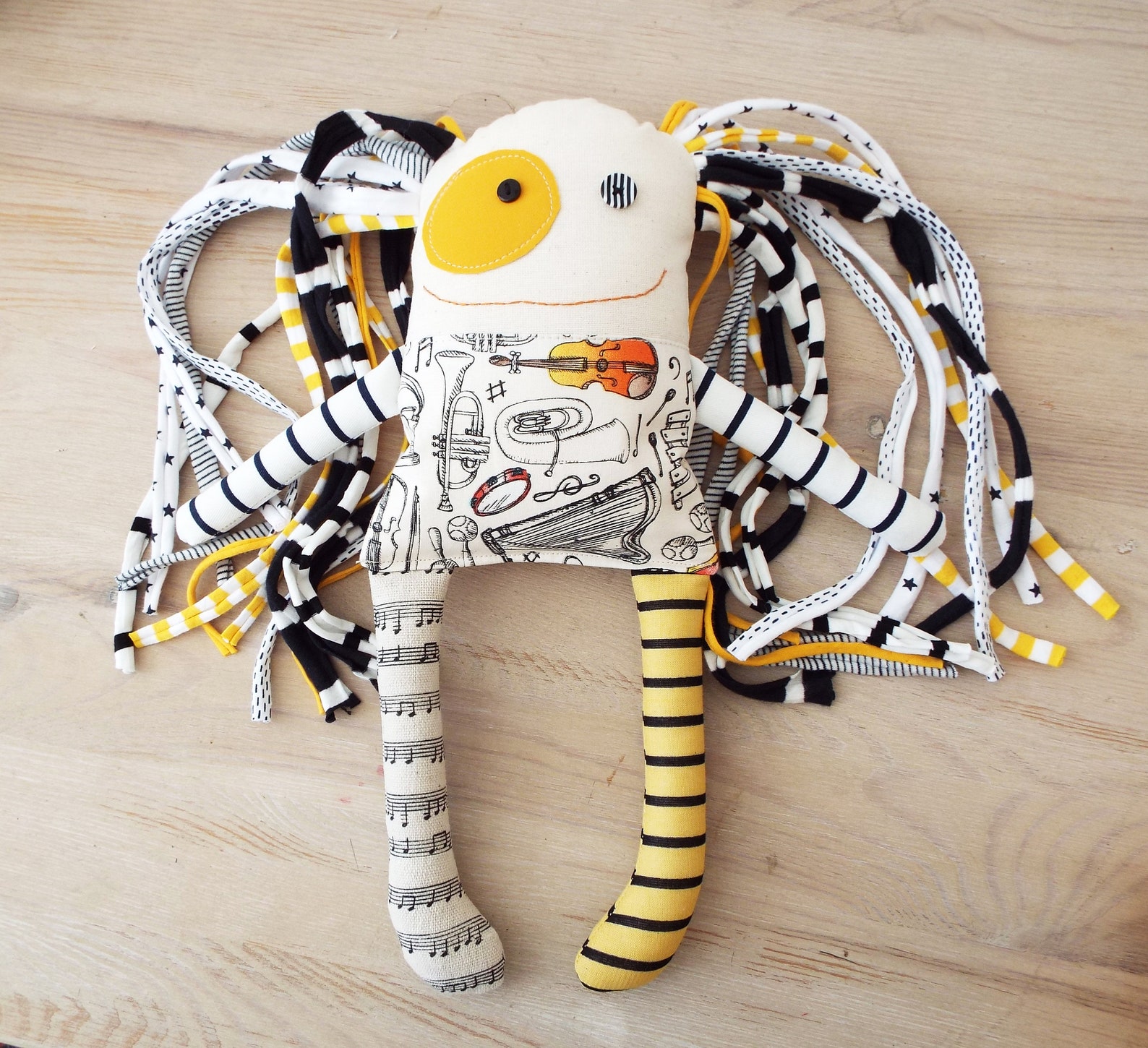 DIY Stuffed Monster Doll PDF Pattern Worry Doll Gift for - Etsy UK