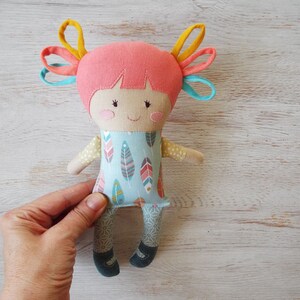 DIY Mini Doll Sewing Pattern, Stuffed First Doll PDF Gift for Girl ...