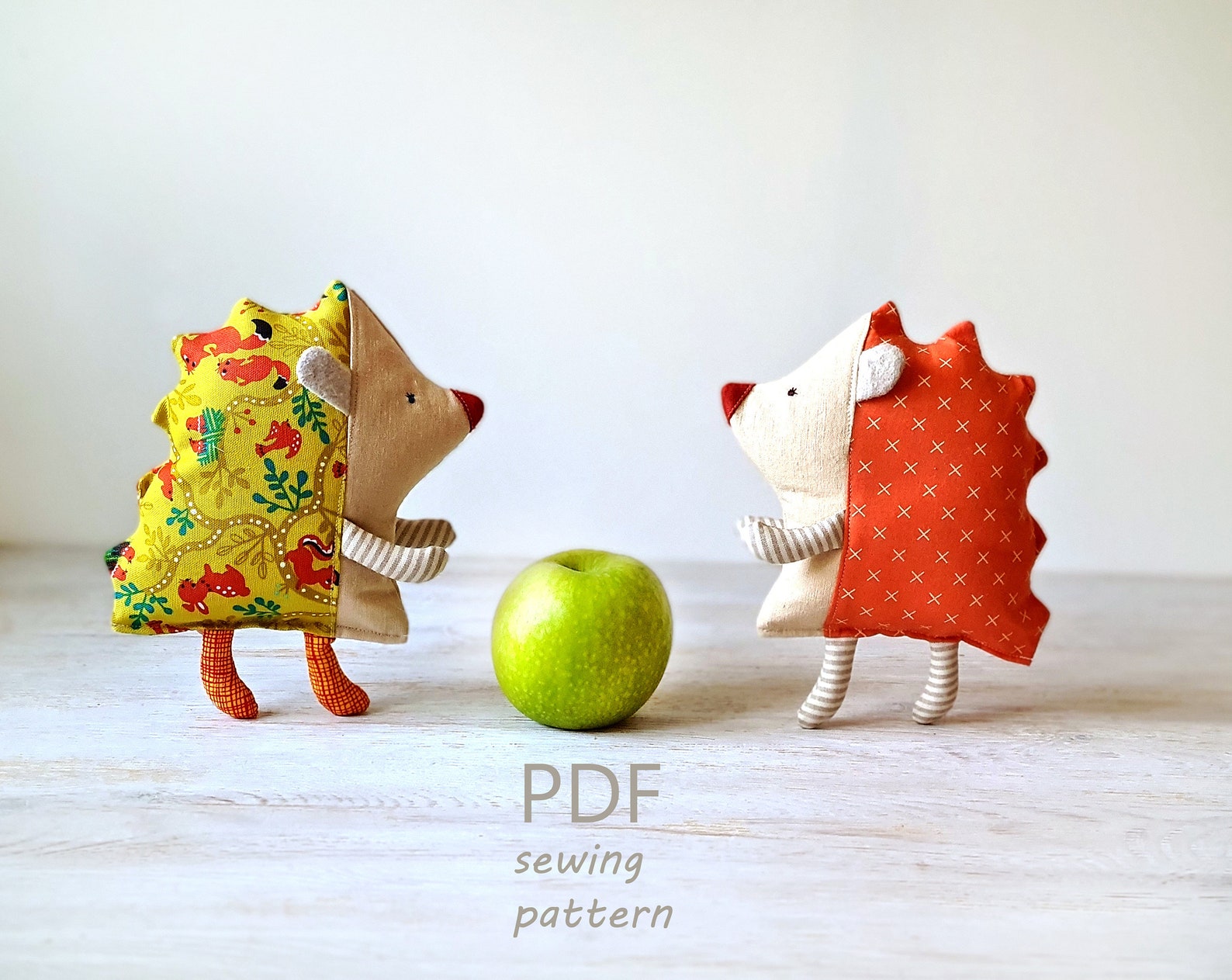 Stuffed Hedgehog Pattern Sewing Rag Spines Toddler Toy | Etsy