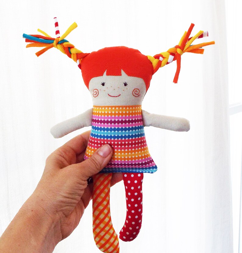 Cloth Rag Doll in Sleeping Bag Sewing Pattern Stuffed Doll - Etsy