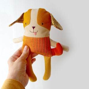 Dog Toy Stuffed Animal Sewing Patterns . Puppy Dog Lover Gift Cloth ...