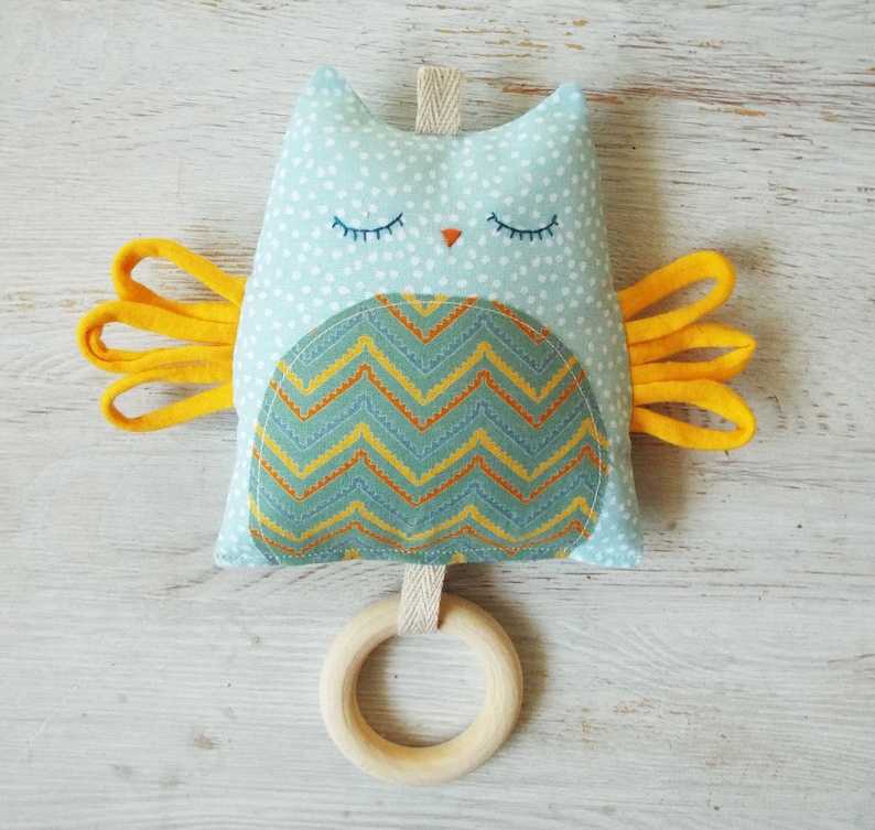 Teething Toys Owl Sewing Pattern. Owl Nursery Decor Rag Doll Pattern ...