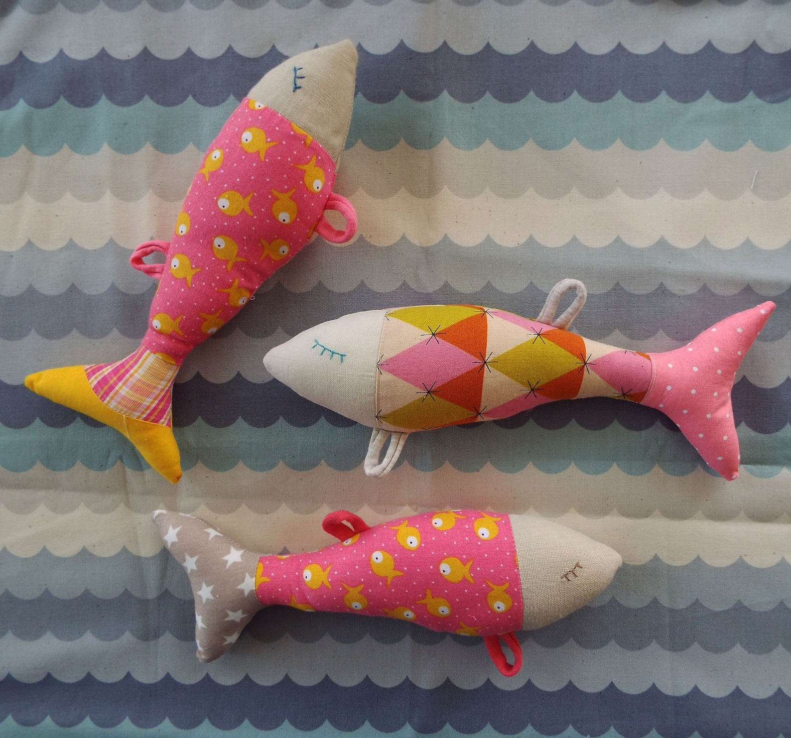 Stuffed Cat Doll and Fish Pattern Sewing PDF Handmade DIY - Etsy