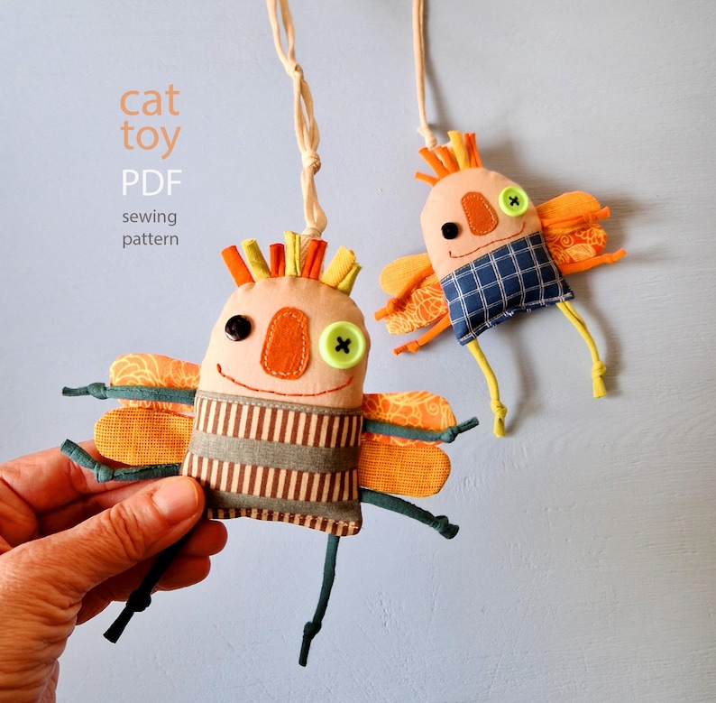 Fly Cat Toy Sewing Pattern, Gifts for Cat Owners - Etsy