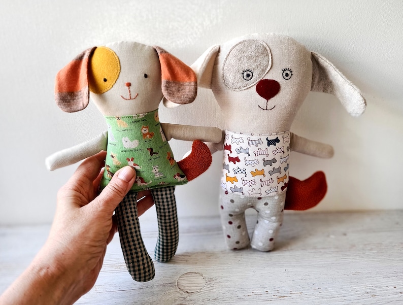 Dog Stuffed Animal Sewing Pattern: 2-in-1 Puppy Doll (PDF Pattern) - Etsy