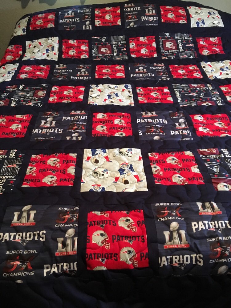 New England Patriots Fabrics Are Combined to Complete This Fan Favorite ...