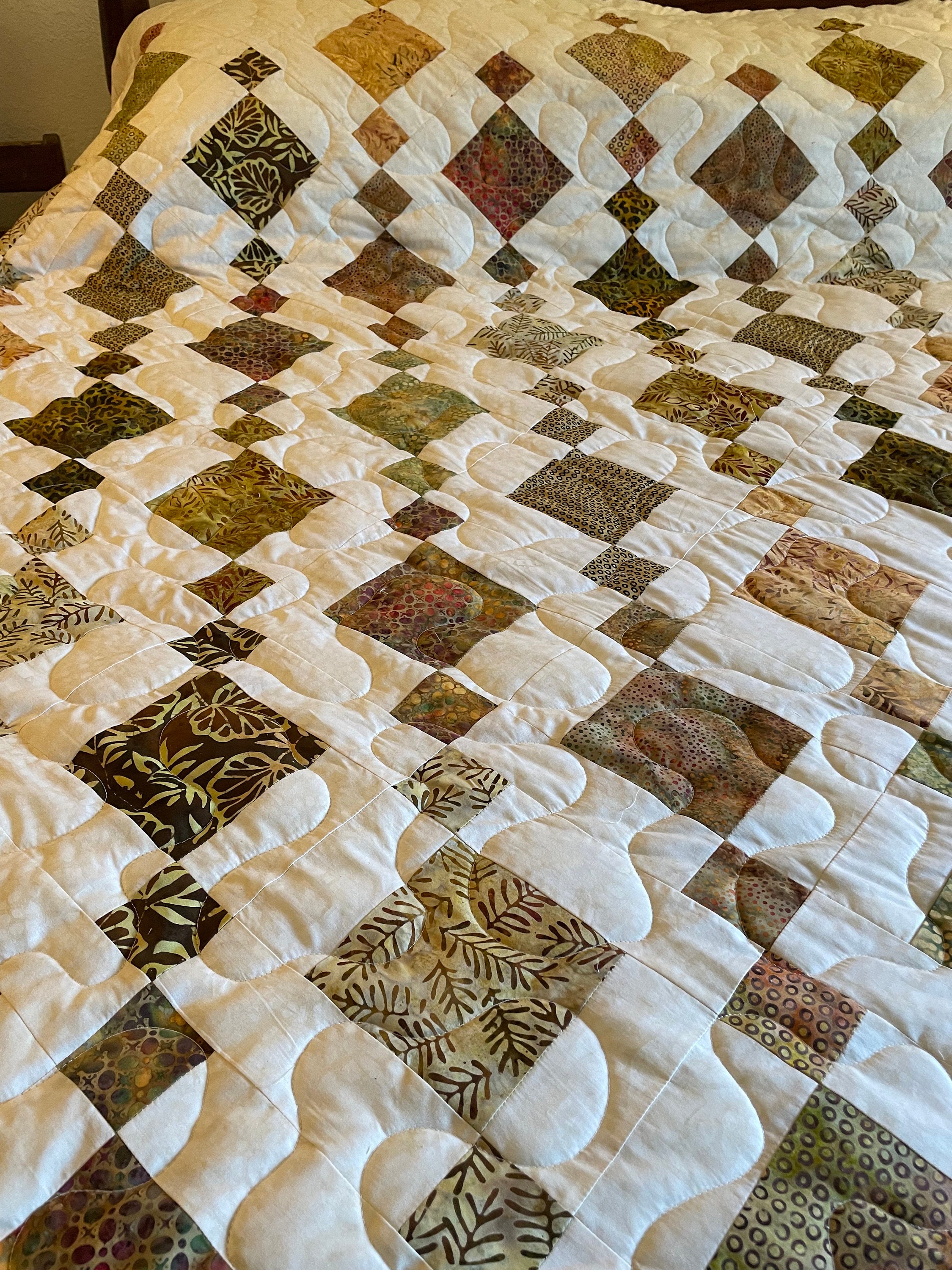 This New Queen Size Quilt is Dripping Diamonds. Beautiful Fall - Etsy
