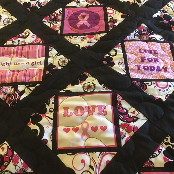 Cancer Quilt - Etsy