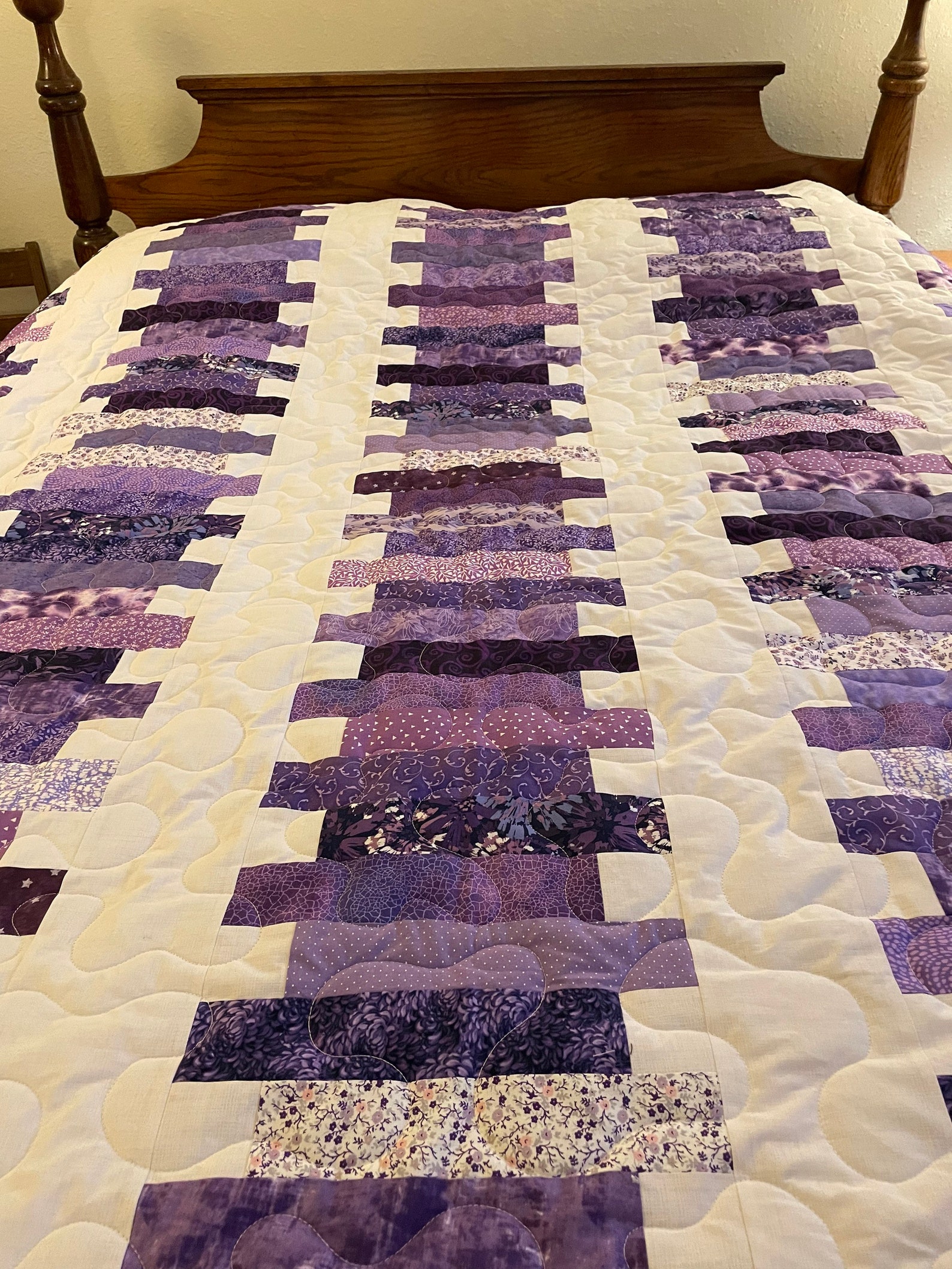 This is a New Queen Size Quilt With a Multitude of Purple - Etsy
