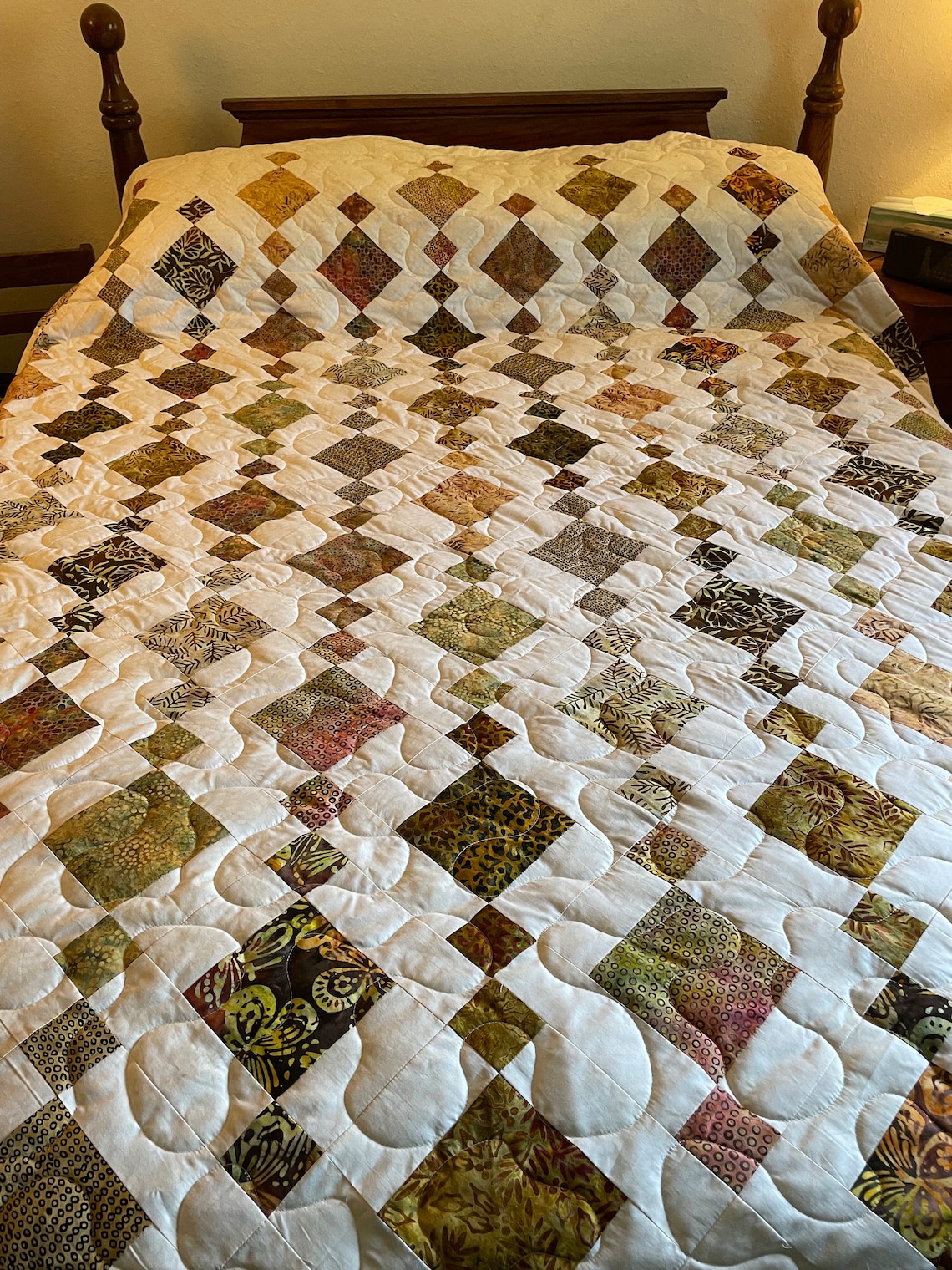 This New Queen Size Quilt is Dripping Diamonds. Beautiful Fall - Etsy
