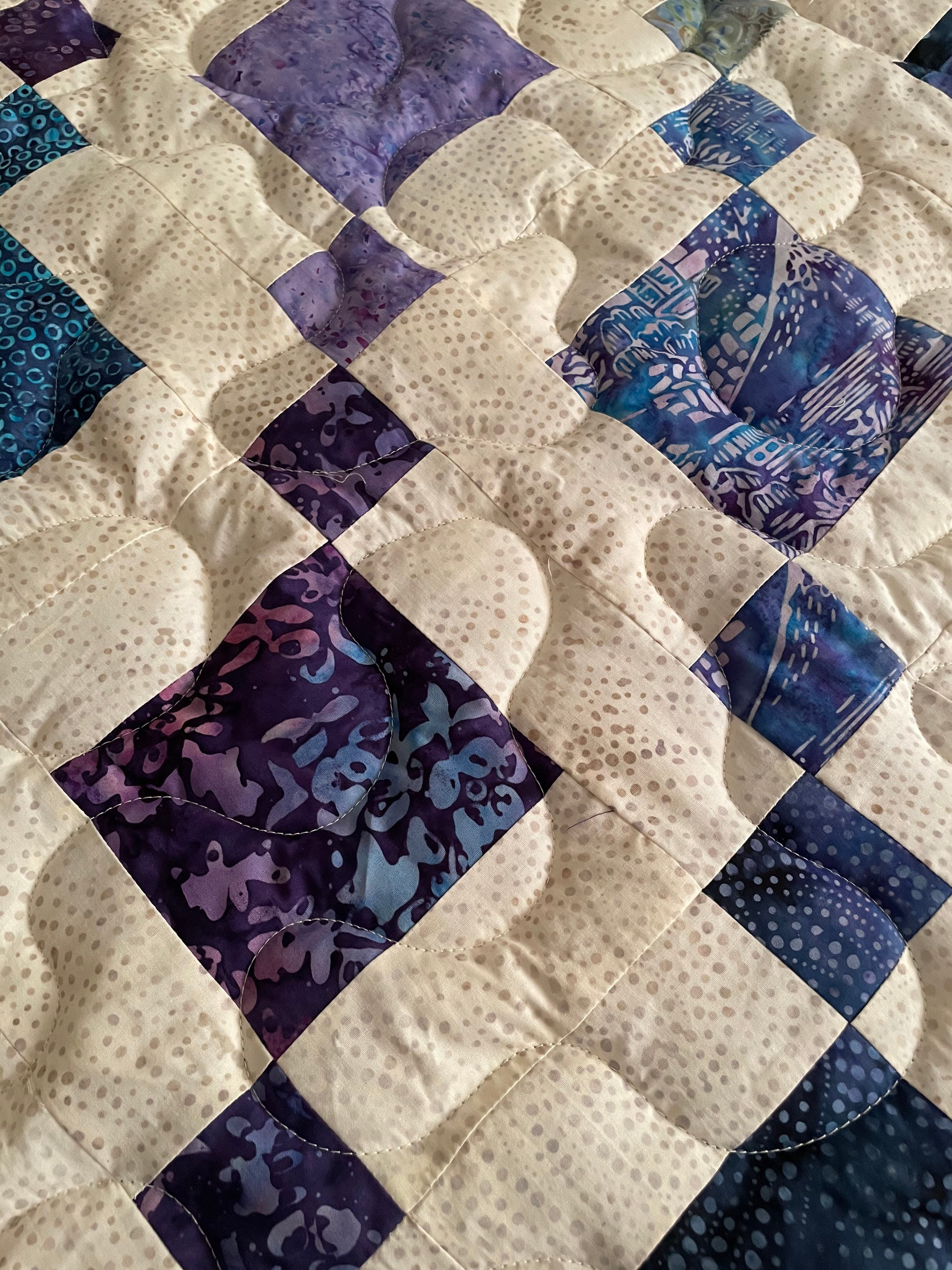 Dripping Diamonds Shape This Queen Size Quilt Made With a Wide - Etsy