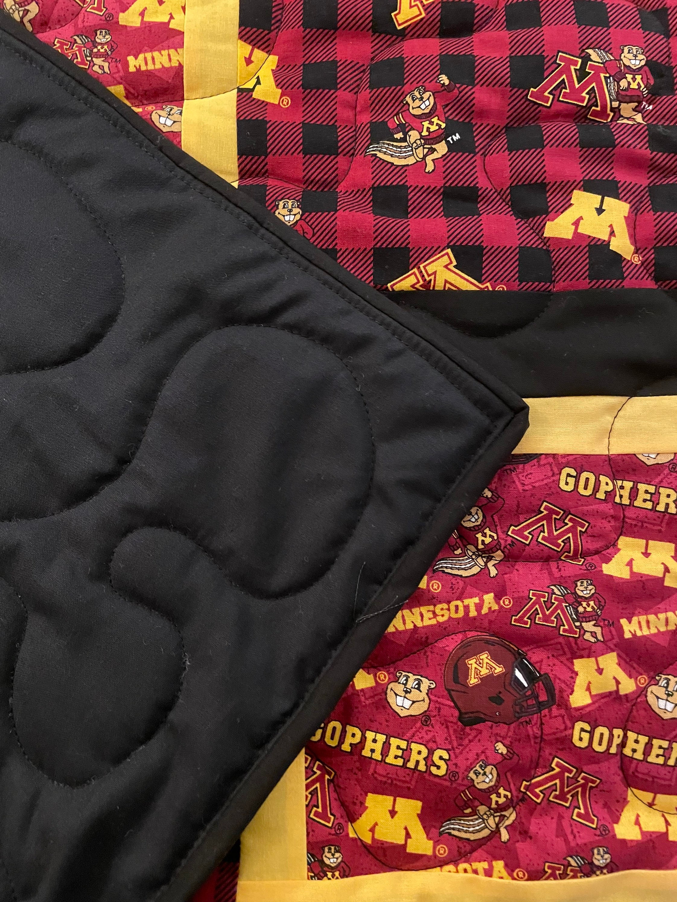 University of Minnesota Gophers Licensed Fabrics 2 of Them Are Combined ...