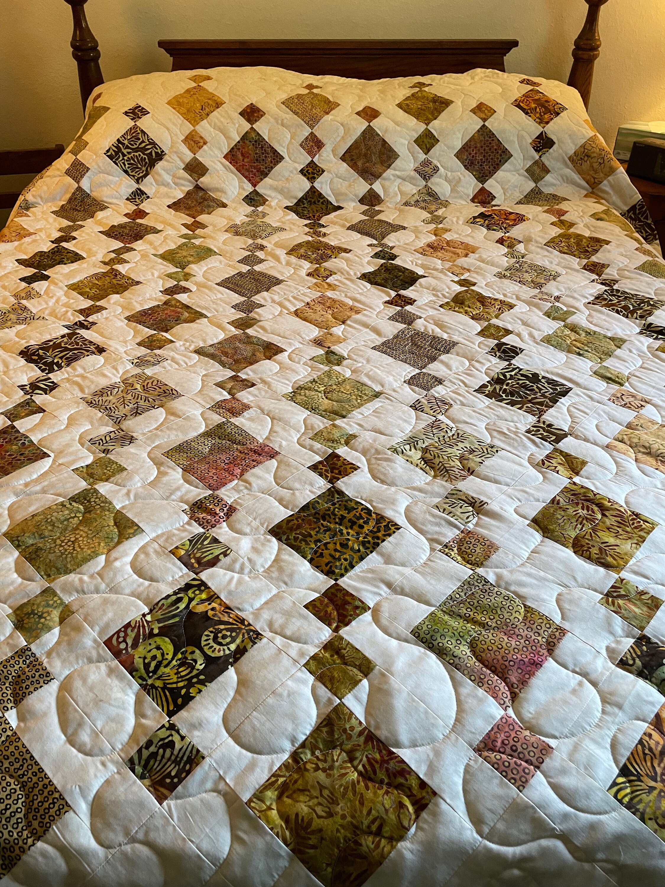 This New Queen Size Quilt is Dripping Diamonds. Beautiful Fall - Etsy