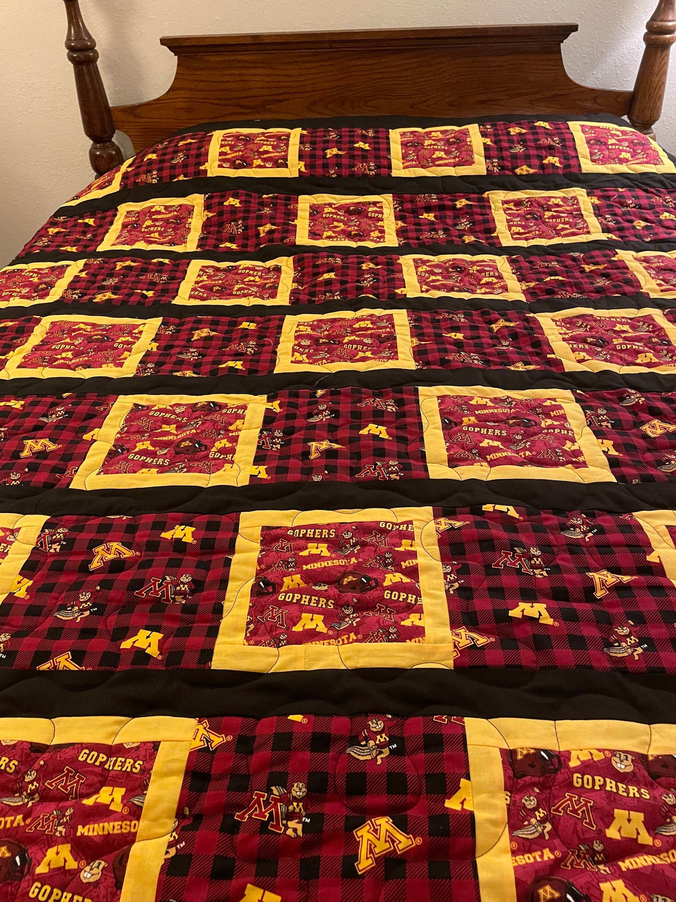 University of Minnesota Gophers Licensed Fabrics 2 of Them Are Combined ...