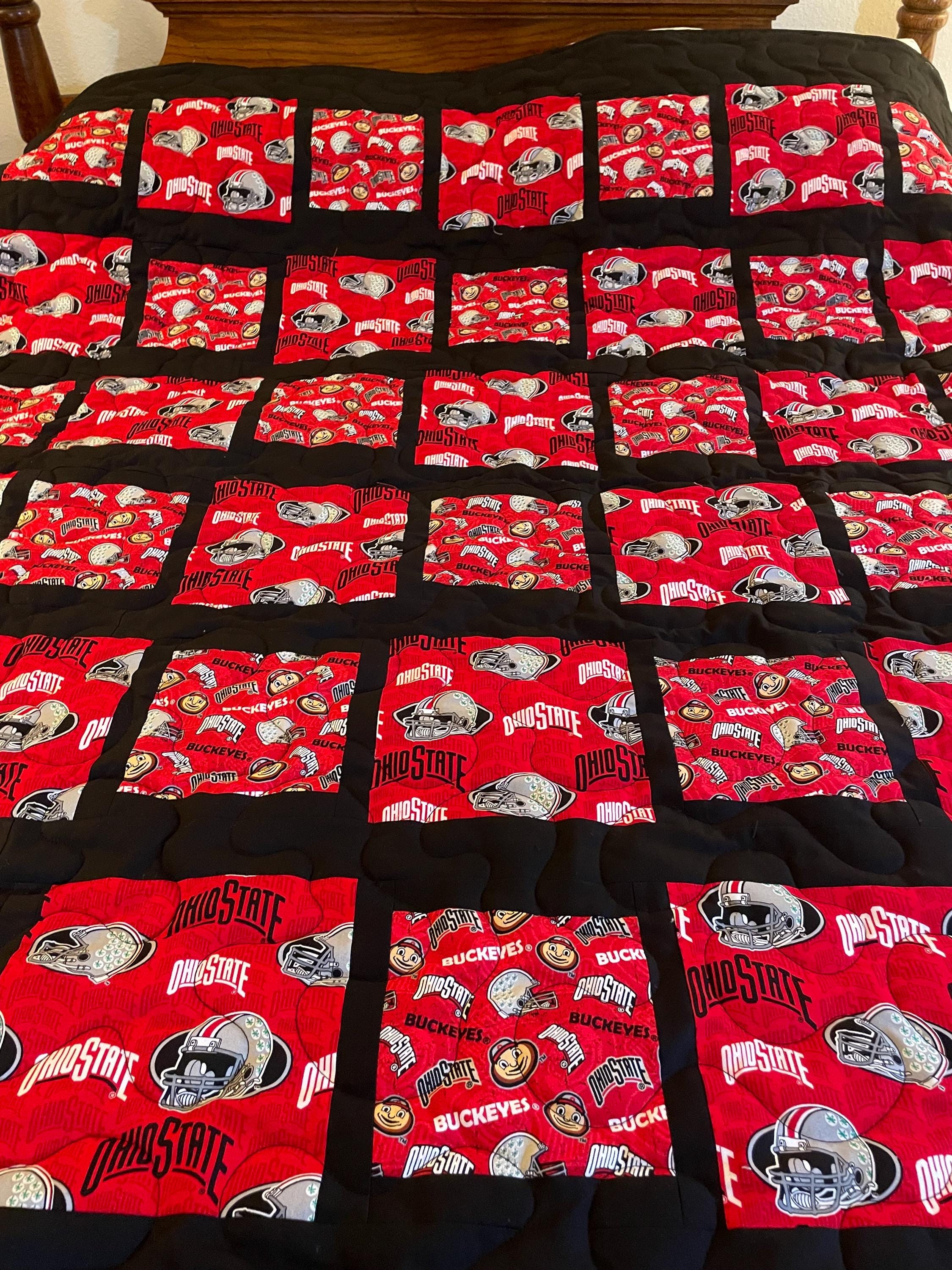A New Twin Size Quilt Featuring the Buckeyes of Ohio State. - Etsy
