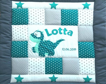Baby blanket, quilt, Patchworkdecke, Krabbeldecke, Kinderdecke Hase - Etsy Portugal