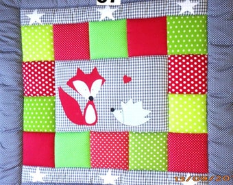 Baby blanket, quilt, Patchworkdecke, Krabbeldecke, Kinderdecke,DECKE ...