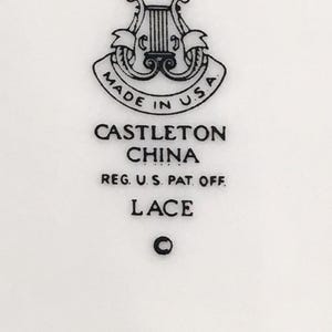 Lot of 34 Pieces - Vintage Castleton China " Lace " Dishware Dishes ...