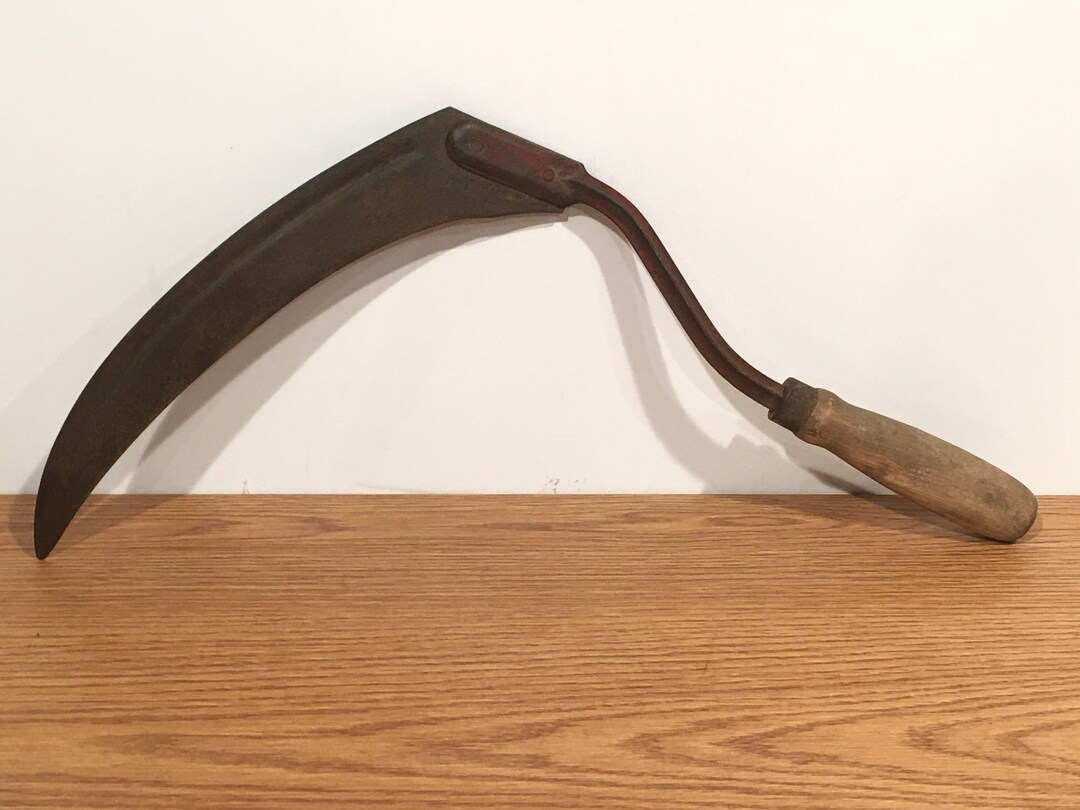 Vintage Hand Sickle Grass Weed Cutter Upscale Back in the Day Model ...