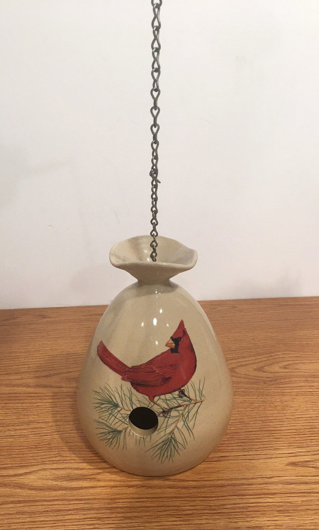 Vintage YESTERYEARS, Marshall, Texas Hand Turned Pottery Cardinal Red ...