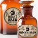Halloween Apothecary Labels, Witch's Brew, Drink If You Dare, 2 Shapes ...