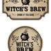 Halloween Apothecary Labels, Witch's Brew, Drink If You Dare, 2 Shapes ...