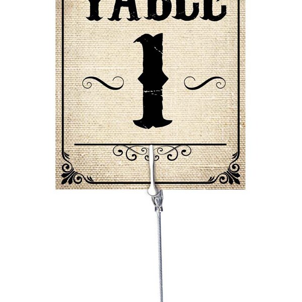 Burlap Table Numbers - Etsy