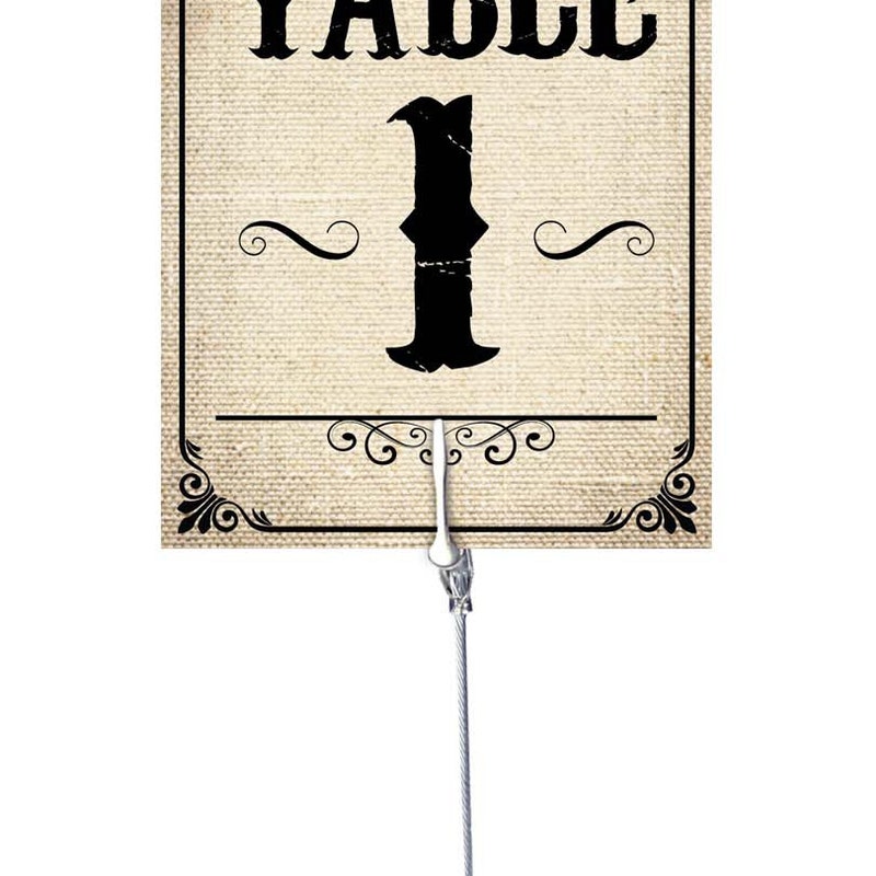 Burlap Table Numbers - Etsy