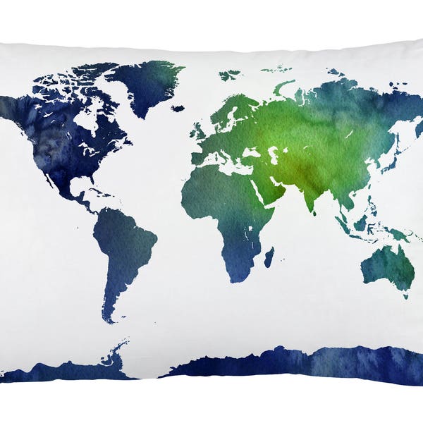 Map Pillow Cover - Etsy