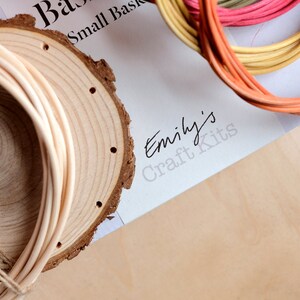 Basket Making Kit Small Basket DIY Craft Kit Handmade Gift - Etsy