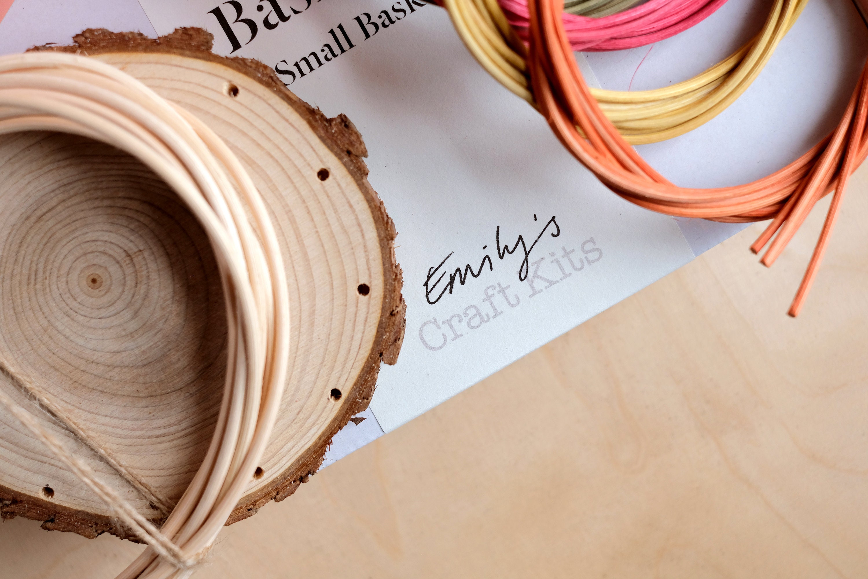 Basket Making Kit Small Basket DIY Craft Kit Handmade Gift - Etsy