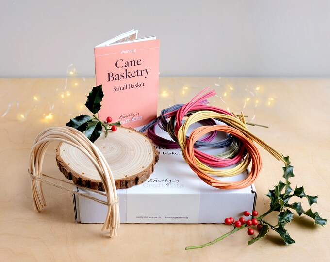 Basket Making Kit Small Basket DIY Craft Kit Handmade - Etsy