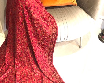 Vintage Wool Paisley Throw - Etsy