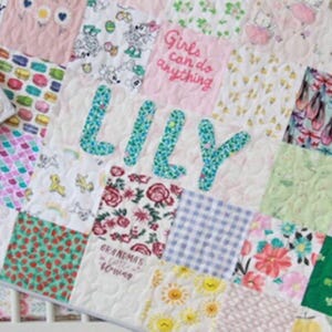 Add Name Appliqué to Your Memory Quilt - Etsy