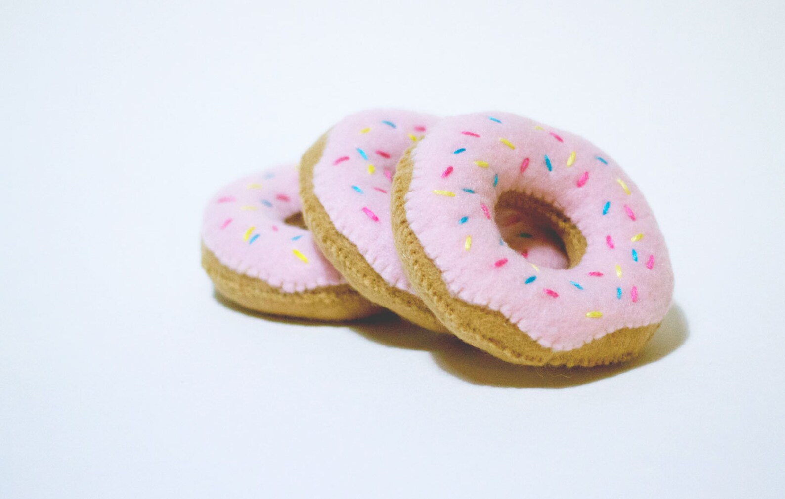 Pink Icing Catnip donut With Tri-color Sprinkles - Etsy