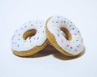 Pink Icing Catnip donut With Tri-color Sprinkles - Etsy