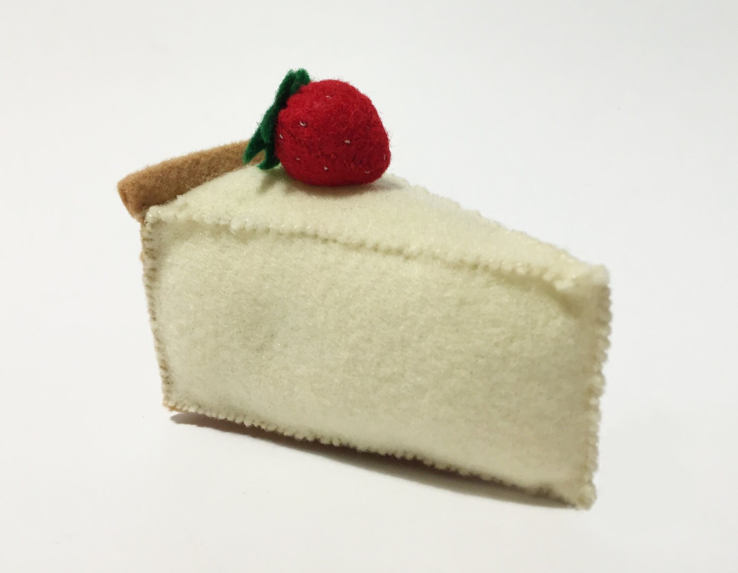 Cheesecake Slice Topped with Strawberry Catnip Cat Toy | Etsy