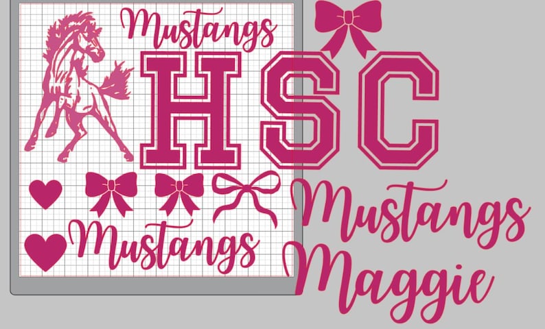 Cheer Megaphone Decals - Made to Order - DIY Application on Your ...