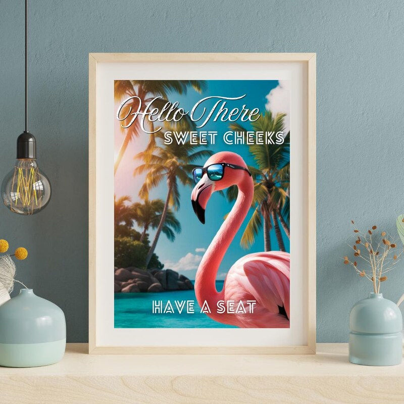 Flamingo Bathroom - Etsy